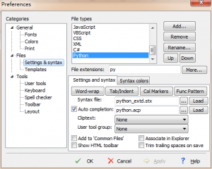 配置EditPlus支持Python语法高亮和自动补全 | Pythoner